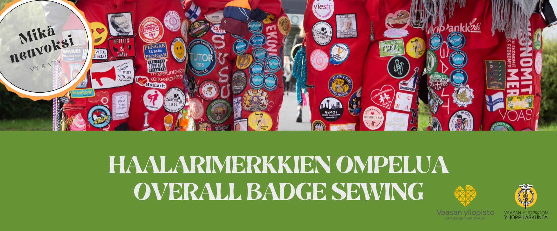 Overall Badge Sewing 18.11. | University of Vaasa